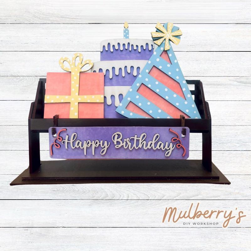 Birthday Crate with Inserts – Mulberry's DIY Workshop