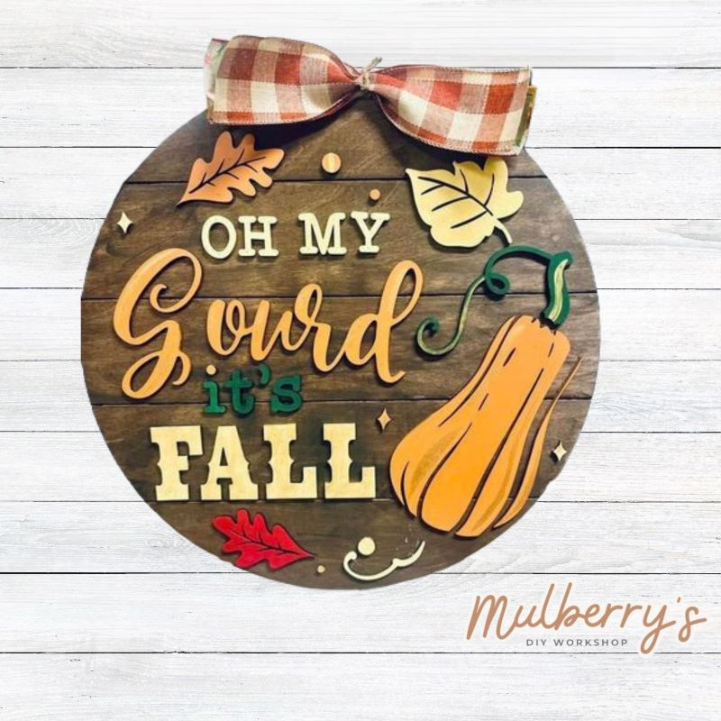 Gord Fall 18" Door Hanger – Mulberry's DIY Workshop