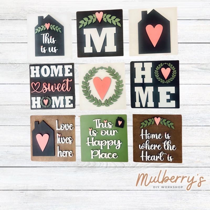 Home 4x4 Decorative Tiles – Mulberry's DIY Workshop