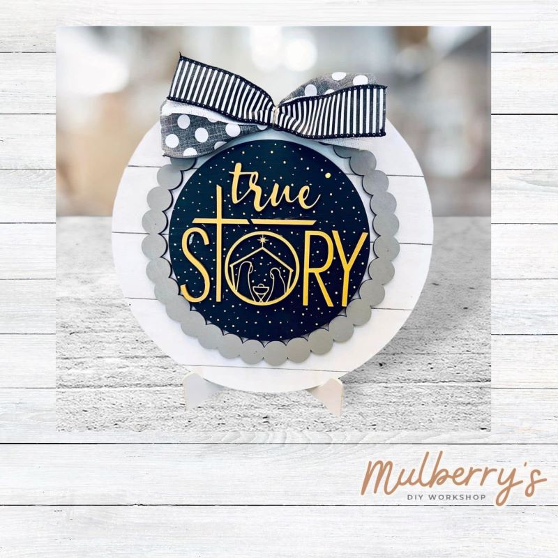 Large Interchangeable Plate Stand with True Story Insert – Mulberry's ...